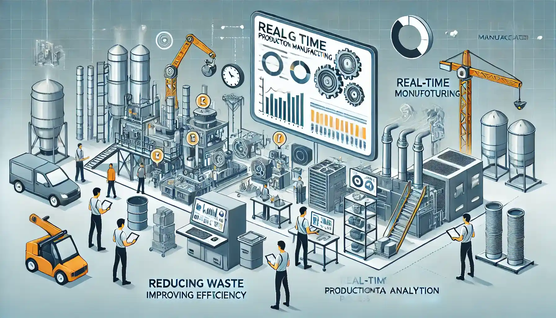 How Real-Time Production Monitoring Supports Lean Manufacturing
