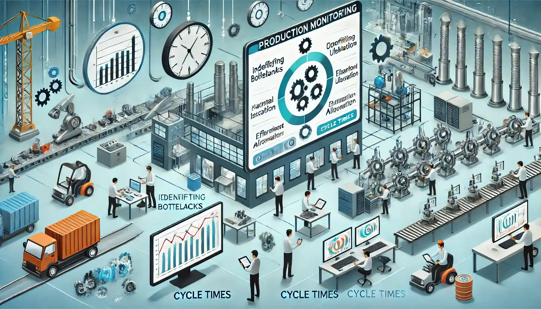 How Production Monitoring Reduces Cycle Times in Manufacturing