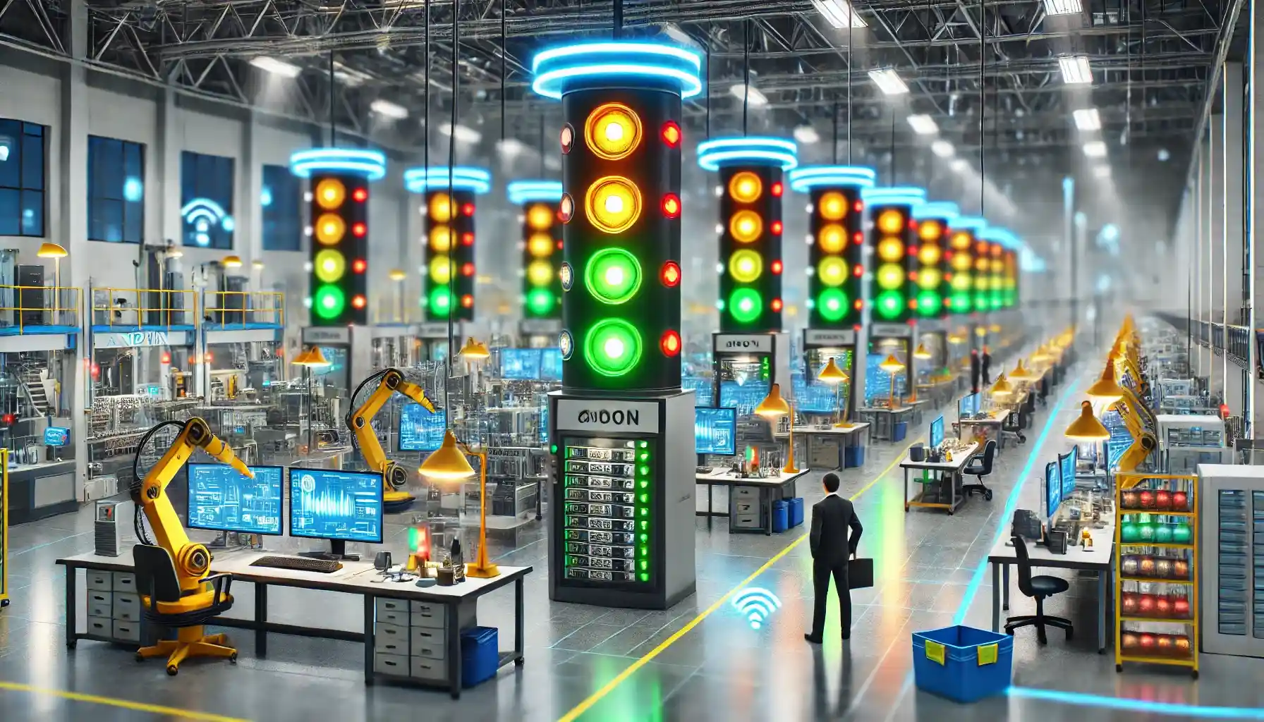 The Impact of Andon Signal Tower Lights on Lean Manufacturing