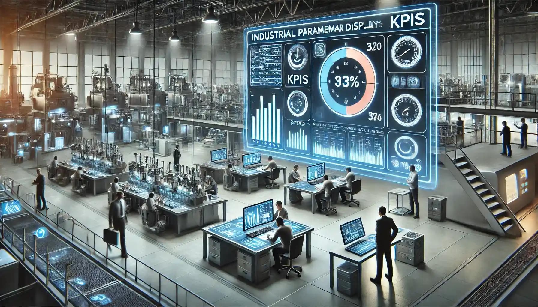 The Advantages of Using Industrial Parameter Displays for KPIs